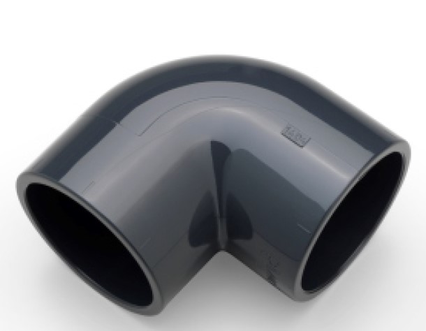 Coude 90° FF - PVC-U - Willems Lucy